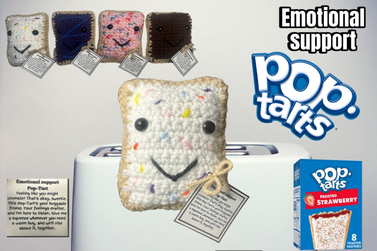 Emotional Support Pop-tart Inspired Stuffy - Etsy
