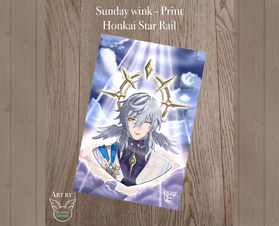 Honkai Star Rail Print Sunday Format A6 fan Art - Etsy