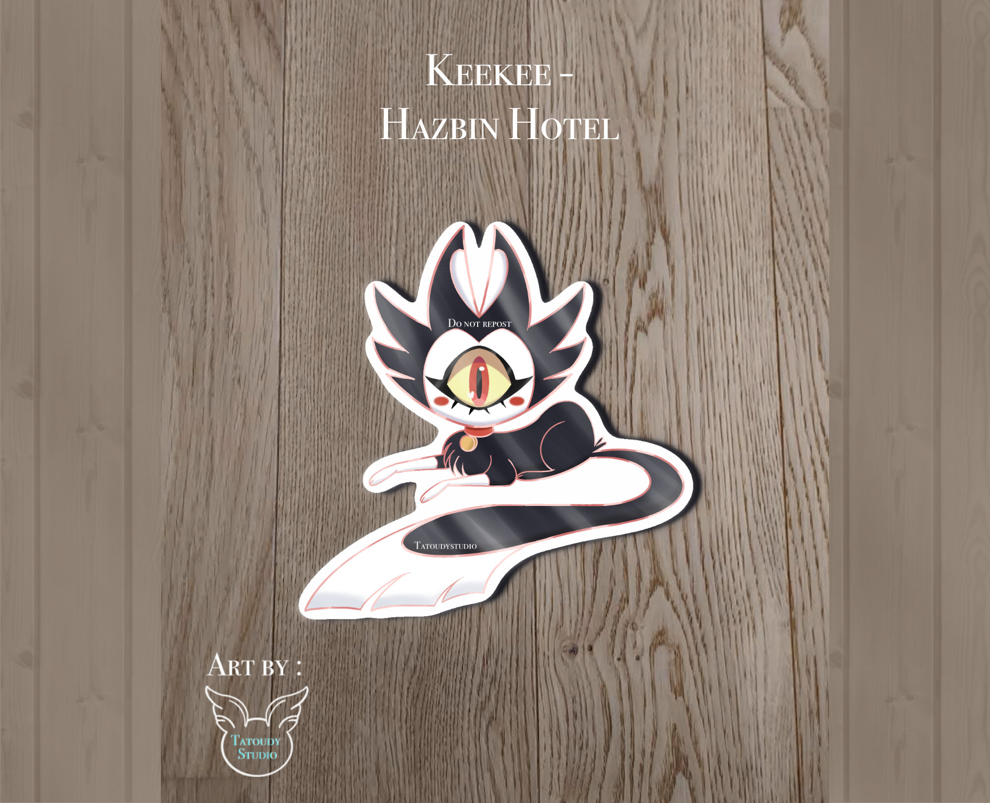 Sticker of Keekee Hazbin Hotel - Etsy