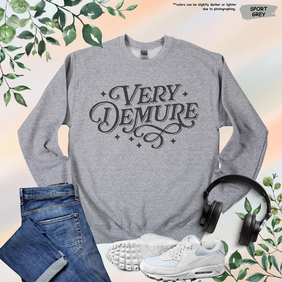 Very Demure Sweatshirt, Demure Sweater, Women Demure Sweatshirt, Gift ...