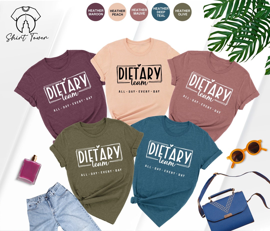 Dietary Team Shirt, Dietitian Shirt, Dietary Squad Shirt,nutritionist ...