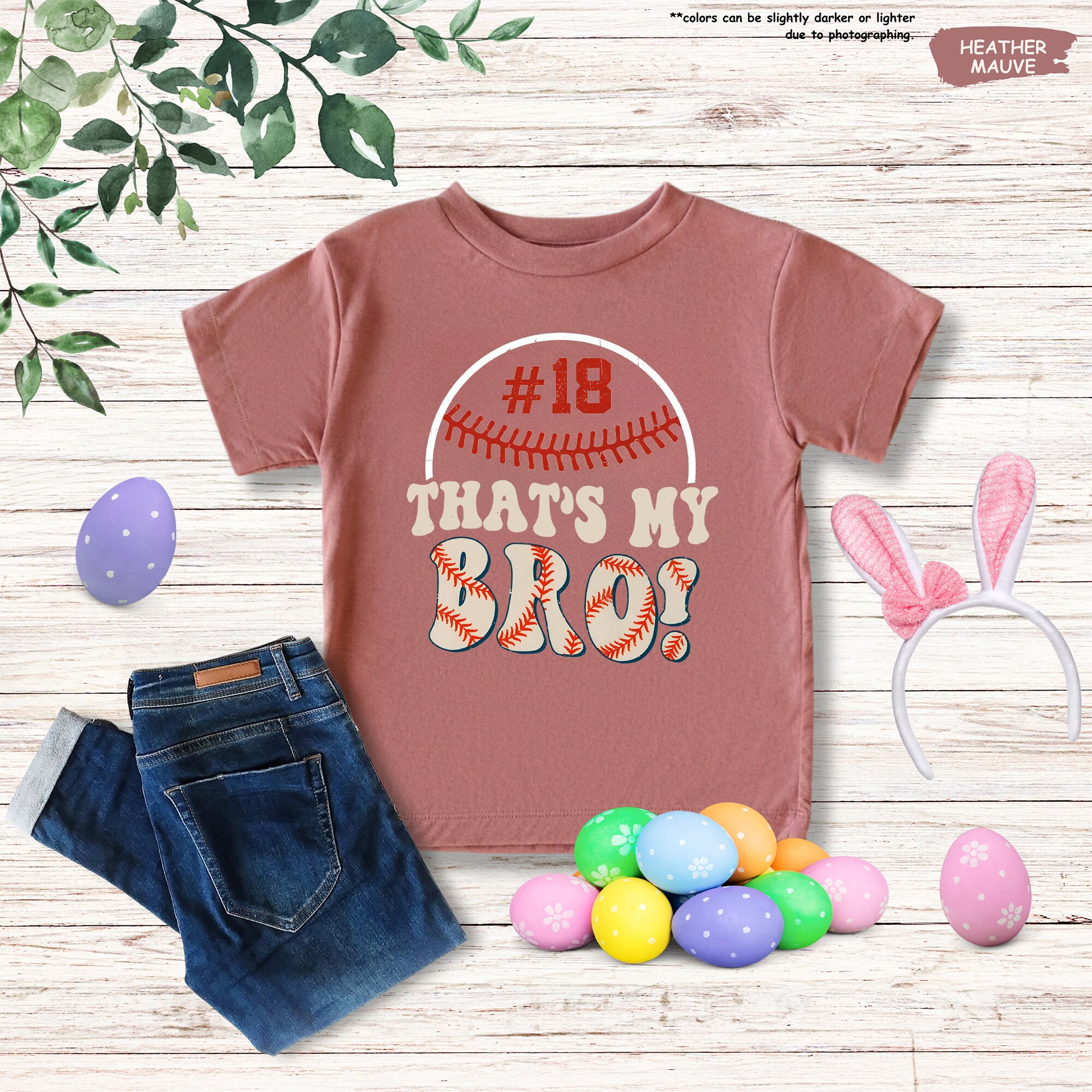 That's My Bro Shirt, Custom Number Baseball Shirt, Baseball Brother ...