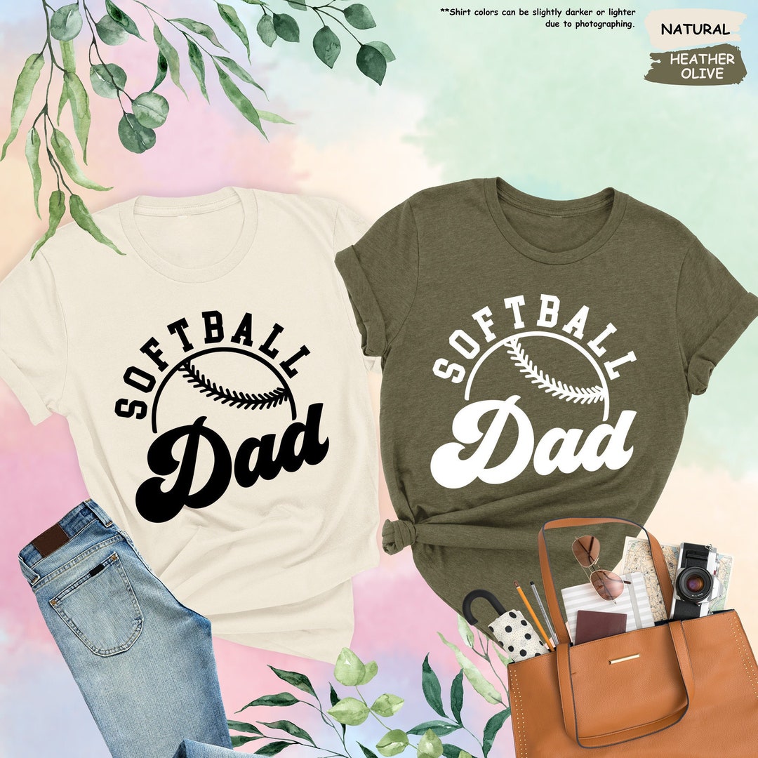 Softball Dad Shirt, Softball Dad Gift, Fathers Day Shirt, Sports Dad Shirt, Game Day Shirt ...