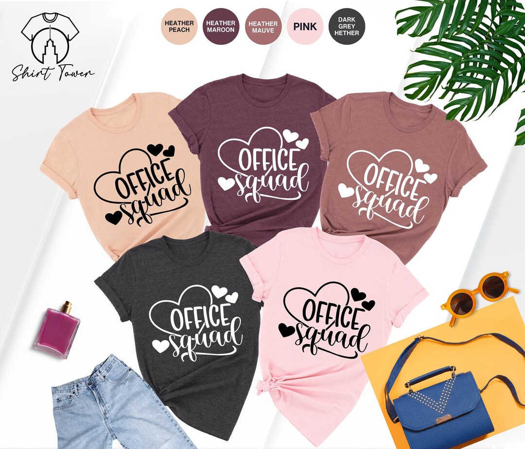 Office Squad Shirt, Office Crew Shirts, Office Staff Shirts, Secretary ...