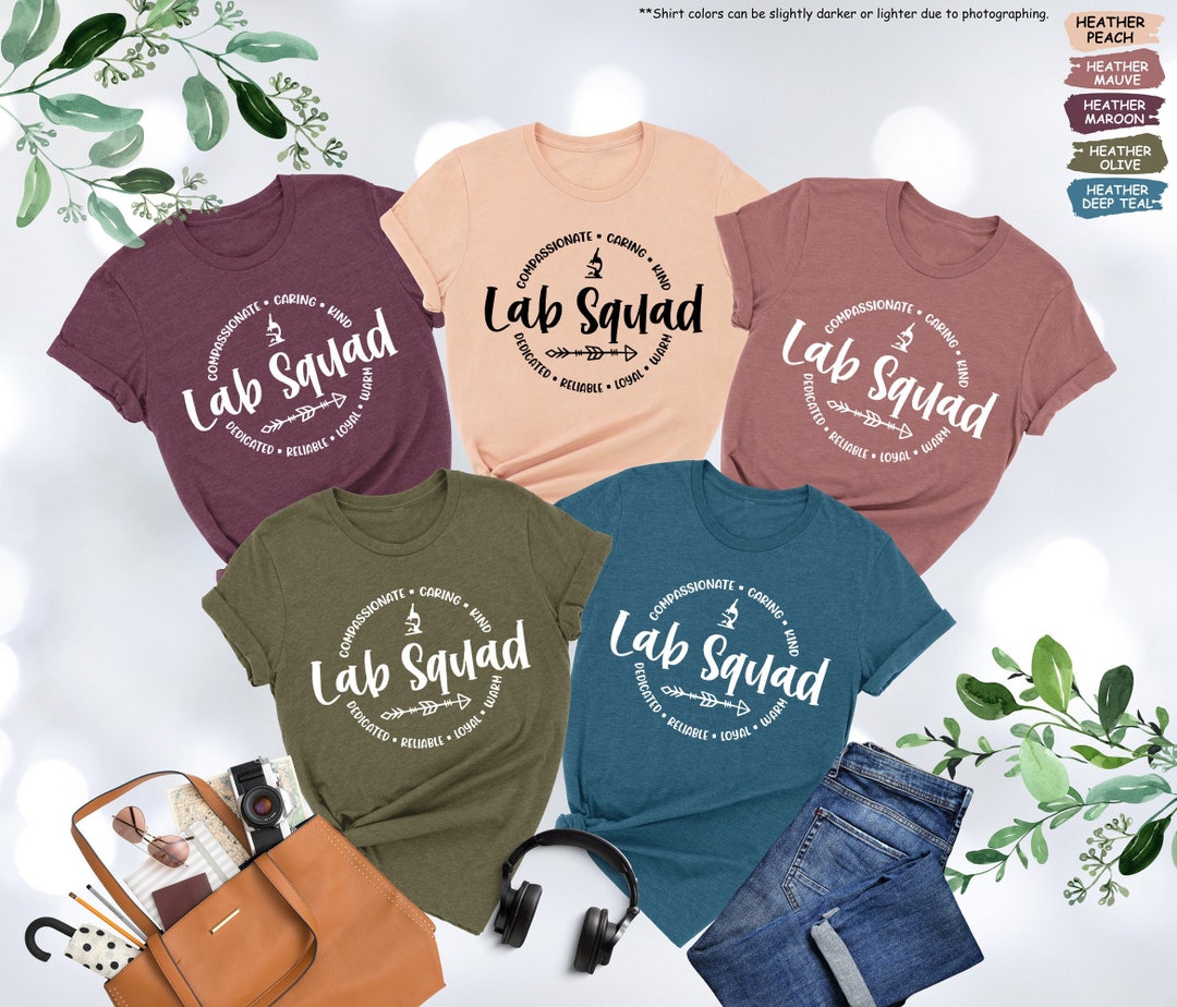 Lab Squad Shirt, Lab Tech Shirt, Laboratory Technician Shirt, Lab ...