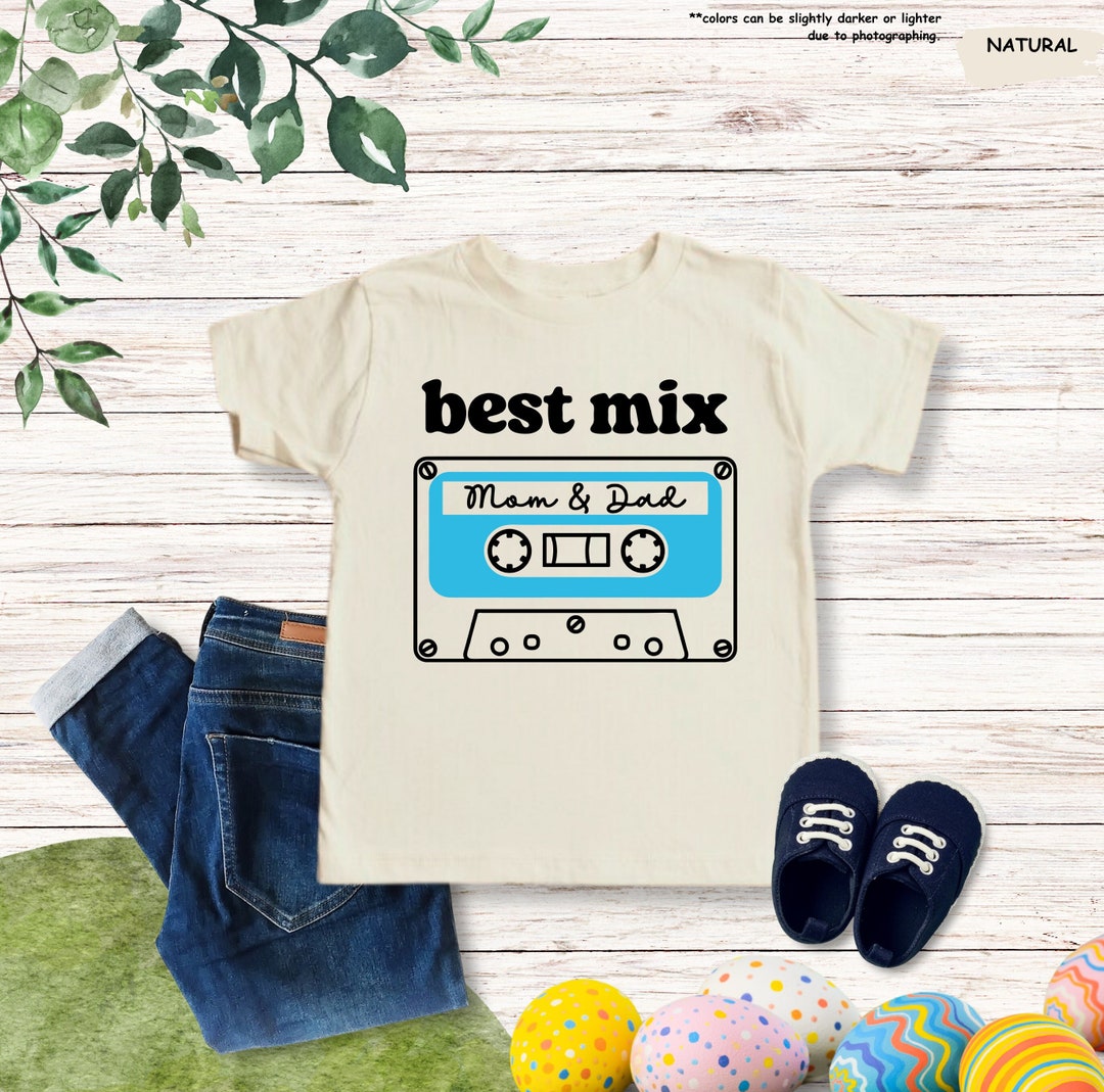 Best Mix Mom and Dad Shirt, Cute Baby Shirt, Music Lover Shirt, Kids ...