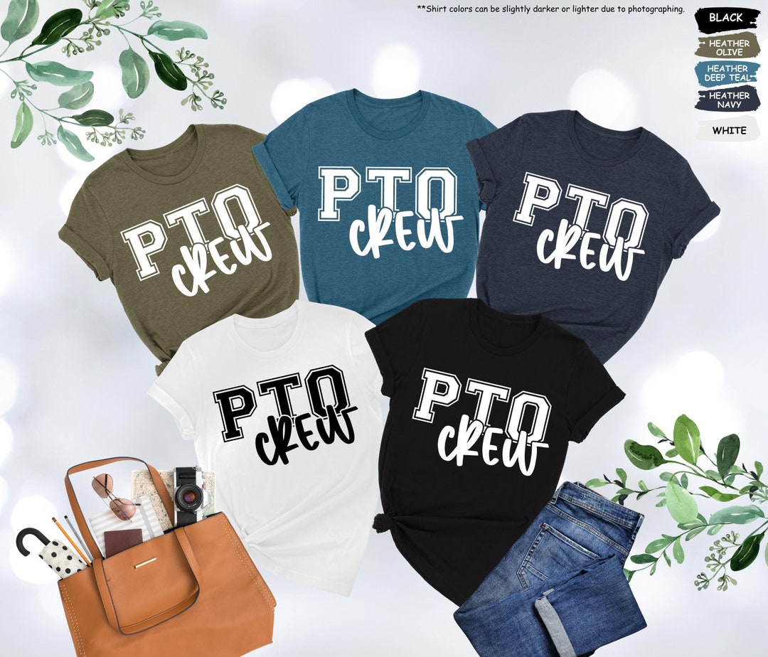 PTO Crew Shirt, Parent Teacher Organization Shirt, PTO Shirt, Parent ...