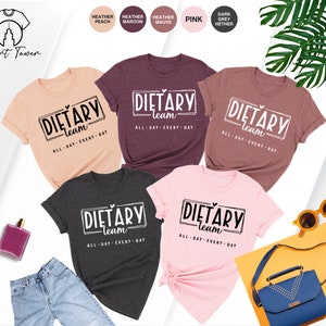 Dietary Team Shirt, Dietitian Shirt, Dietary Squad Shirt,nutritionist ...
