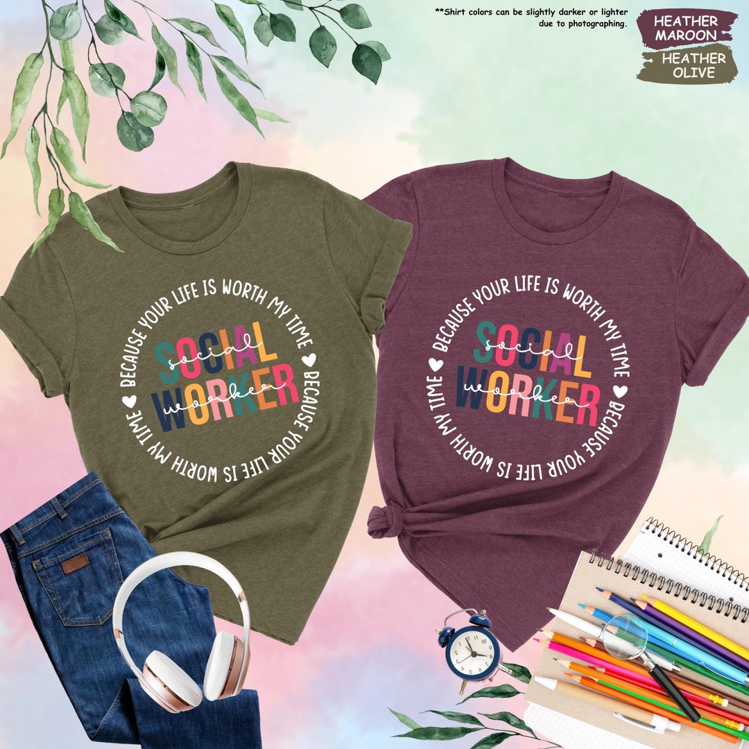 Social Worker Shirt, Social Work Shirt, Social Worker Appreciation Gift ...