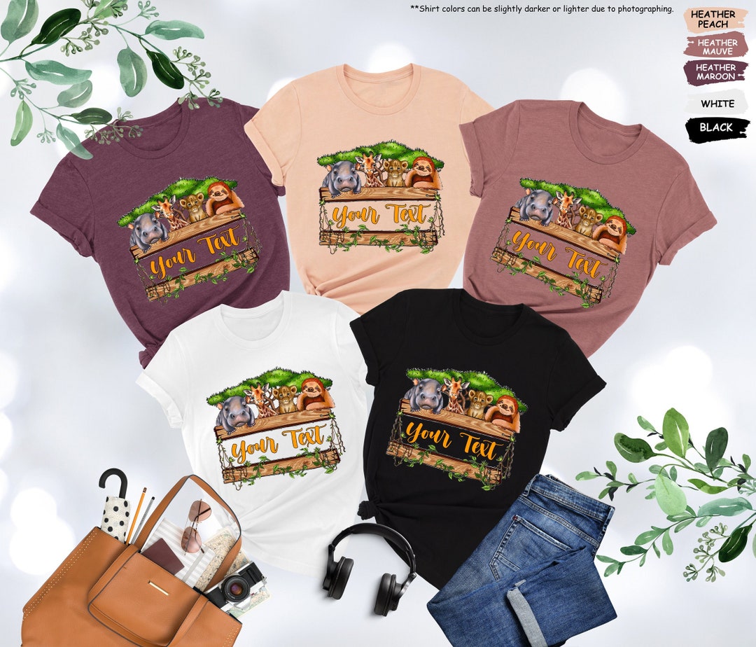 Zoo Shirt, Custom Zoo Tshirt, Family Matching Shirt, Zoo Crew Shirt ...