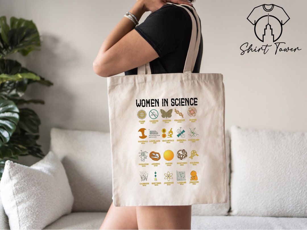 Women in Science Tote, Gift for Science Teacher, Women in STEM Tote ...