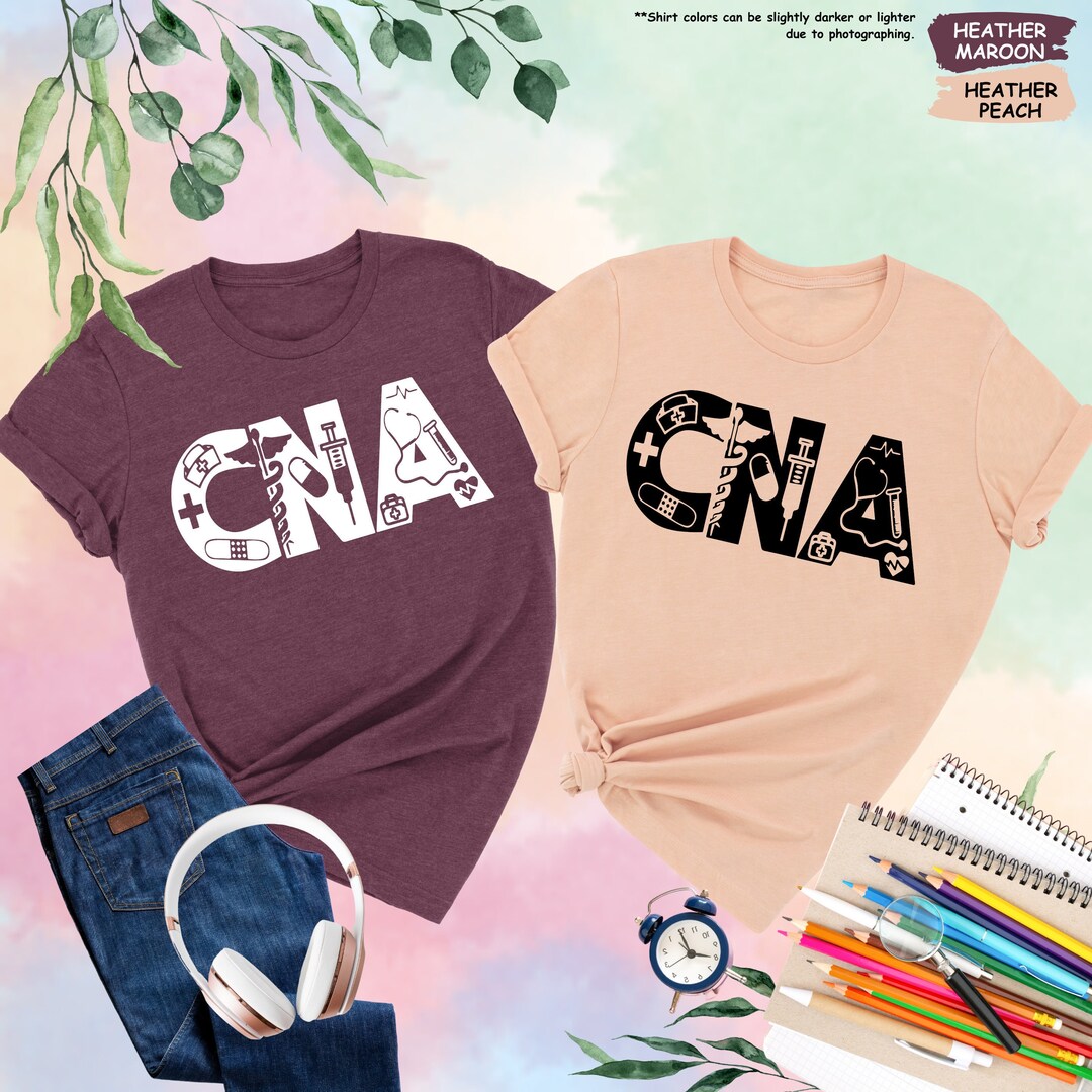 CNA Shirt, Cna Nurse Shirt, Cute Cna Tshirt, Cna Gift, Certified ...