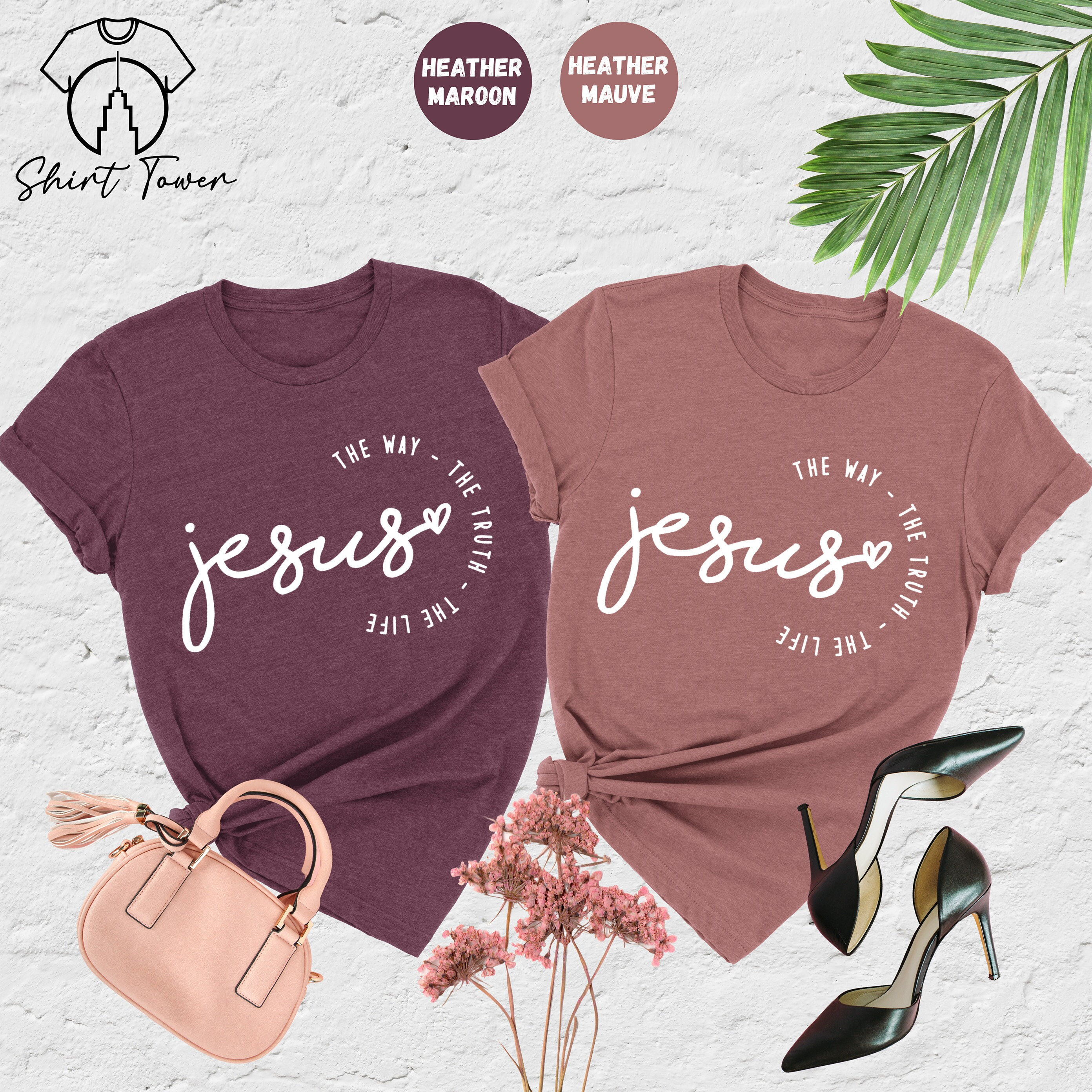 Jesus the Way the Truth the Life Shirt,christian Shirt,jesus Tee ...