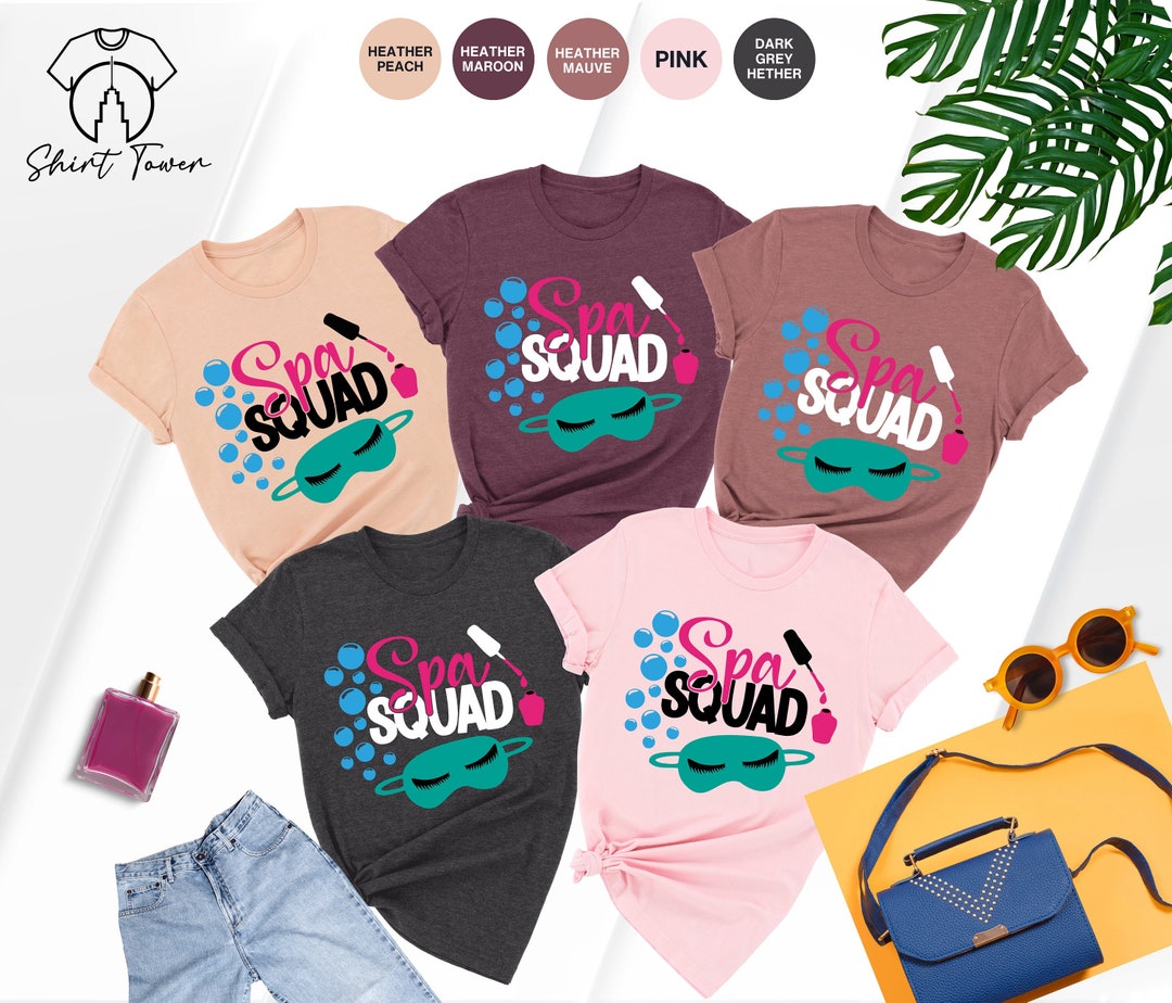 Spa Squad Shirt, Spa Birthday Shirt, Spa Girls Party Shirt,spa Day ...