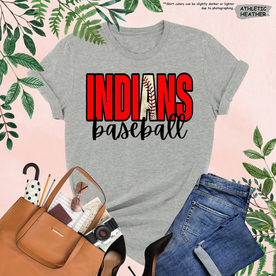 Indians Baseball Shirt, Indians Team Shirt, Baseball Shirt, Baseball ...
