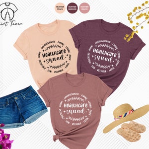 Healthcare Squad Shirts, Health Care Worker Shirt, HCA Shirt,home ...