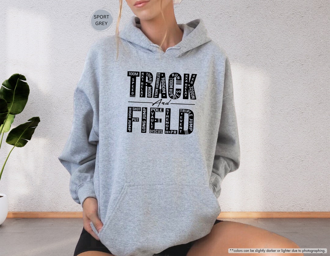 Track and Field Hoodie, Track Mom Hoodie, Track Coach Gift, Track and ...