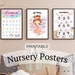 11 Baby Educational Posters, Nursery Decor, Babies, Toddlers, Kids ...