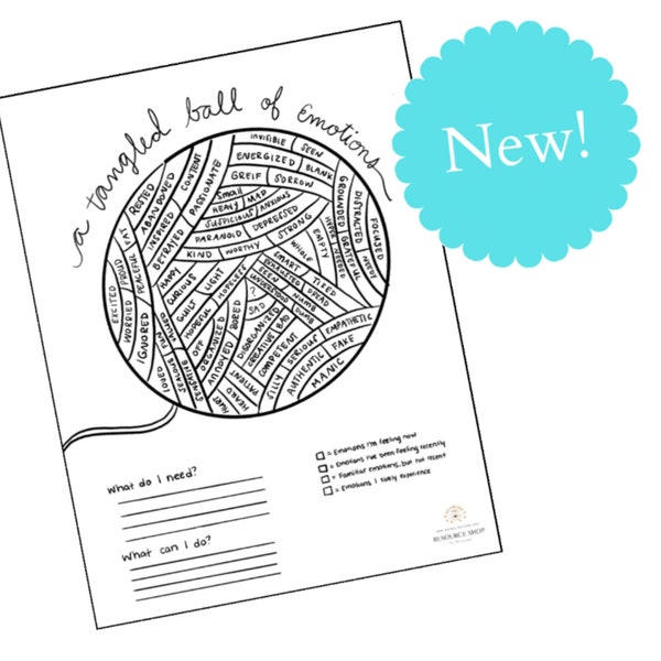 Mindfulness Worksheet - Etsy