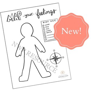 Mindfulness Feelings Map Worksheet (for Kids, Teens, and Adults!) - Etsy