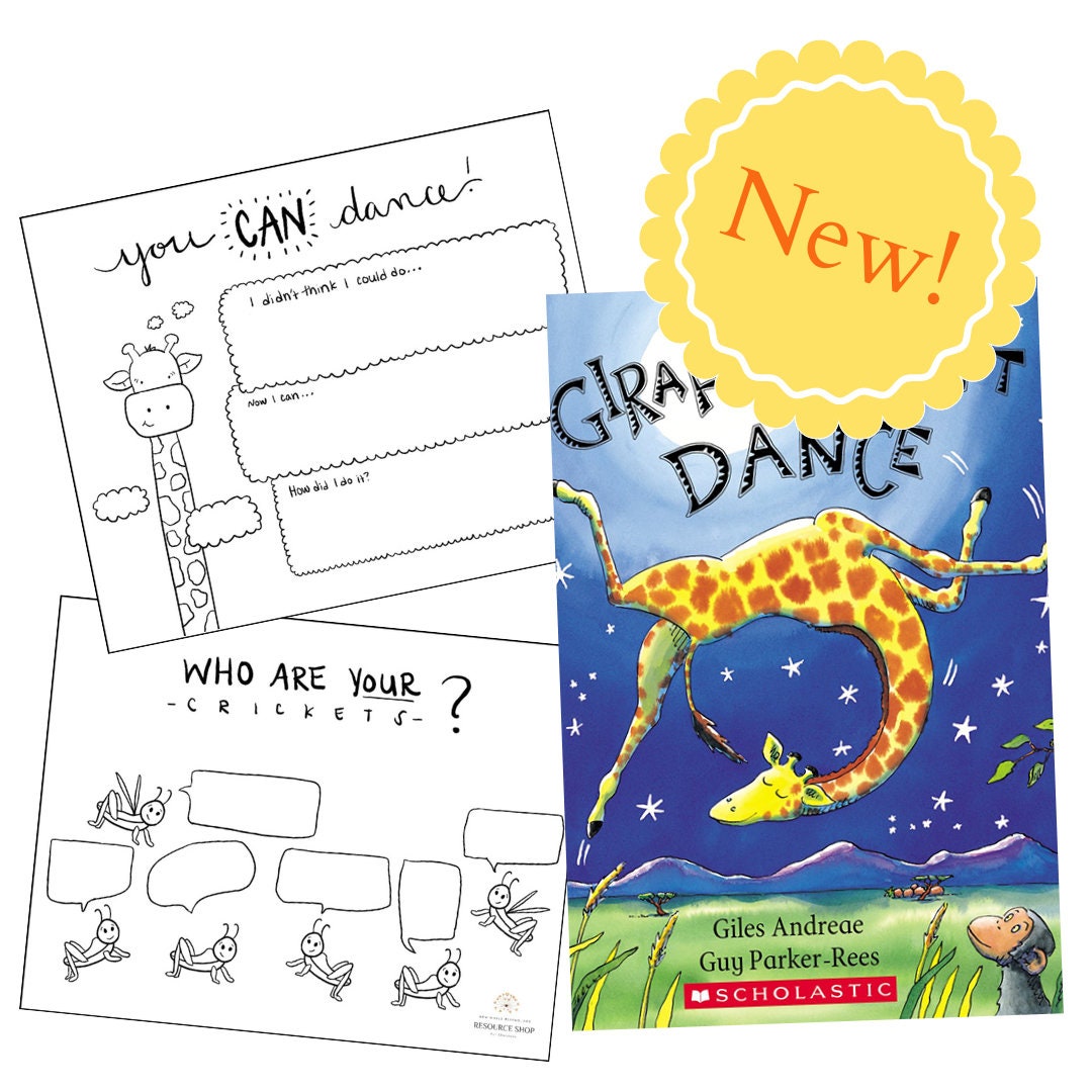 Giraffes CAN Dance Self Esteem Worksheet - Etsy