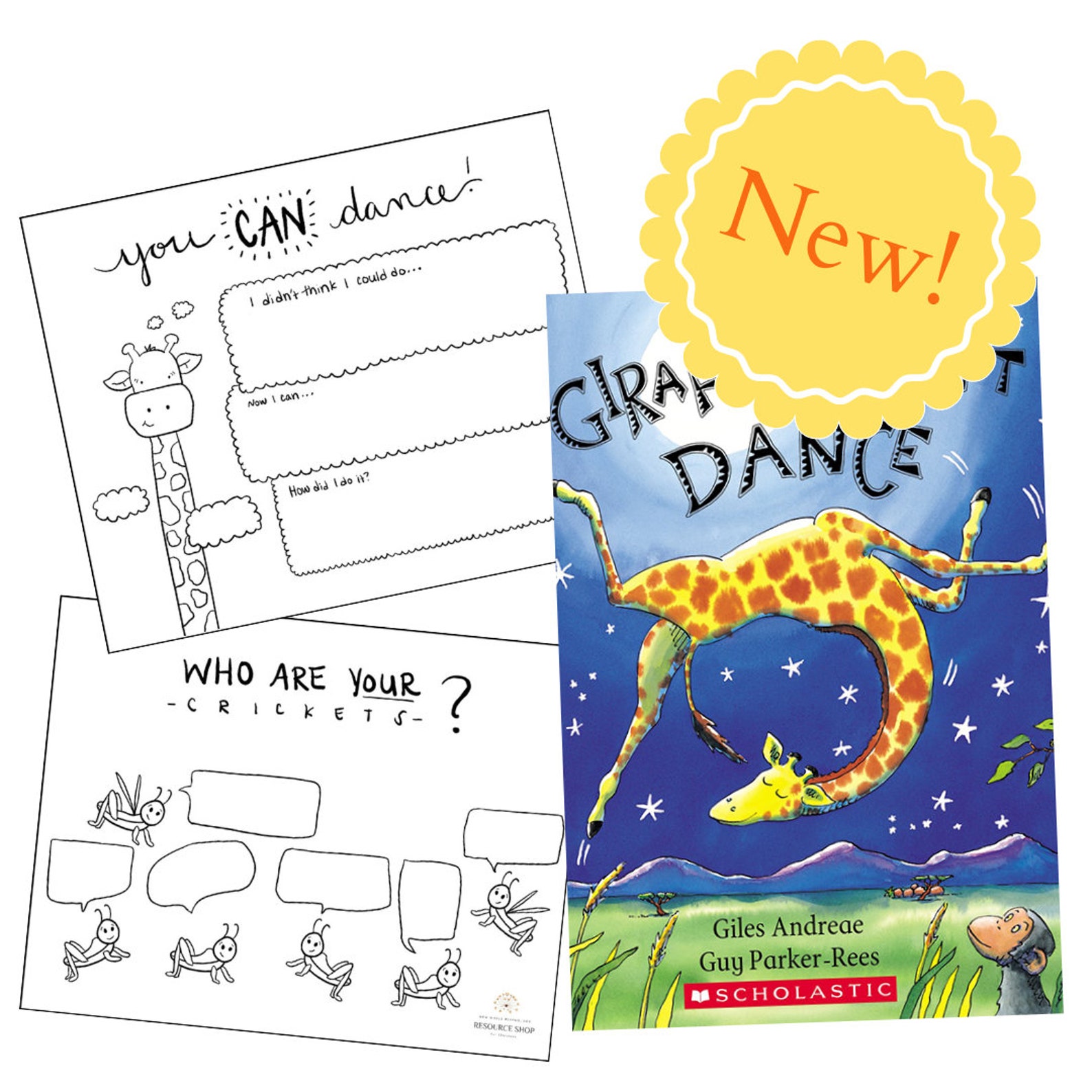 Giraffes CAN Dance Self Esteem Worksheet - Etsy