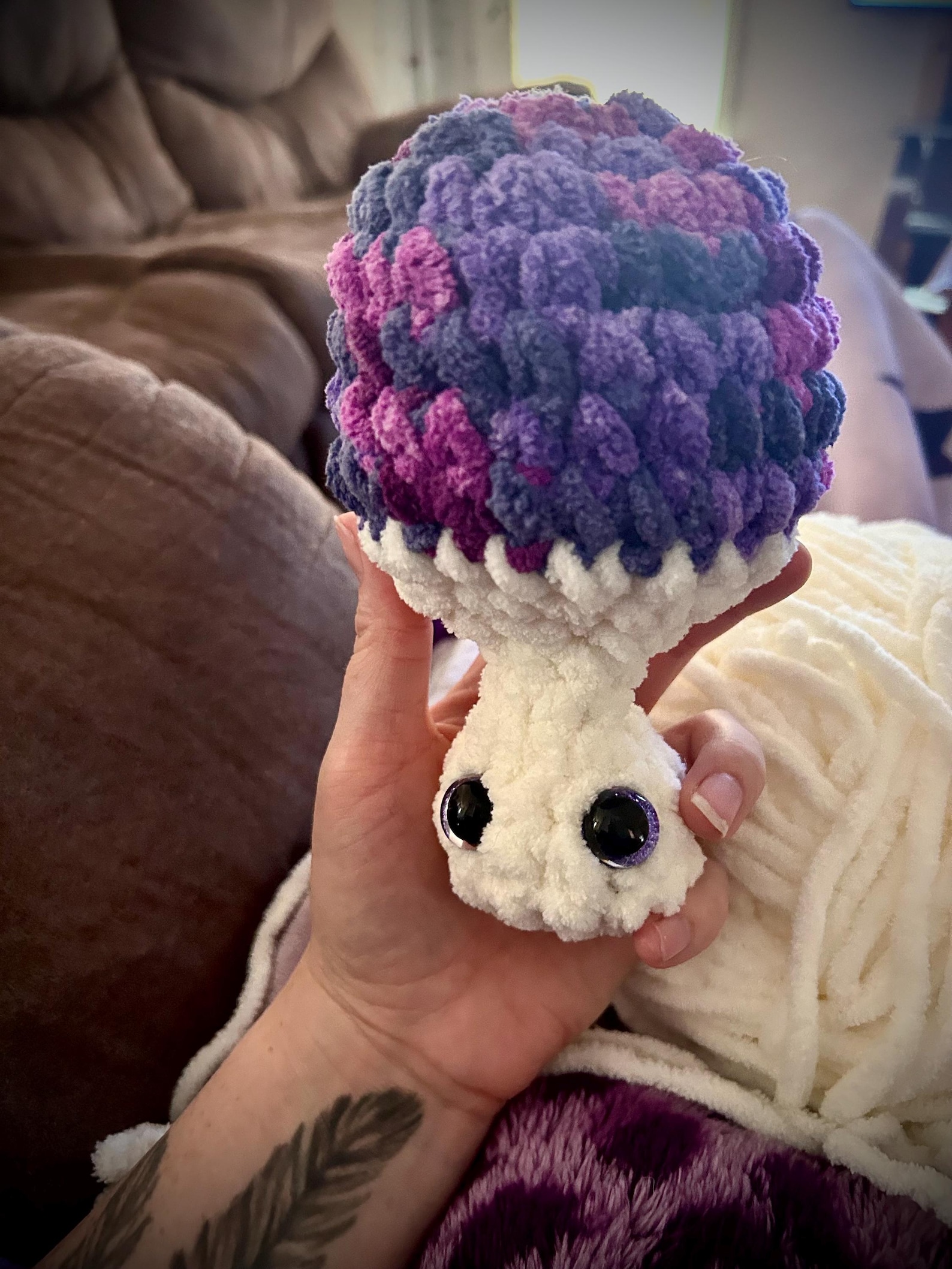 Easy Pop Mushroom Crochet Pattern - Etsy