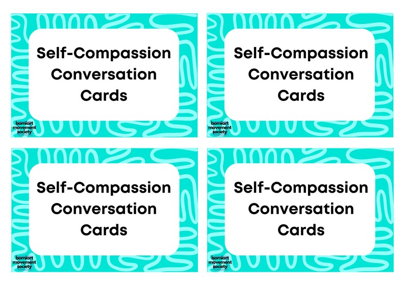 Self-compassion Conversation Cards for Dancers - Etsy