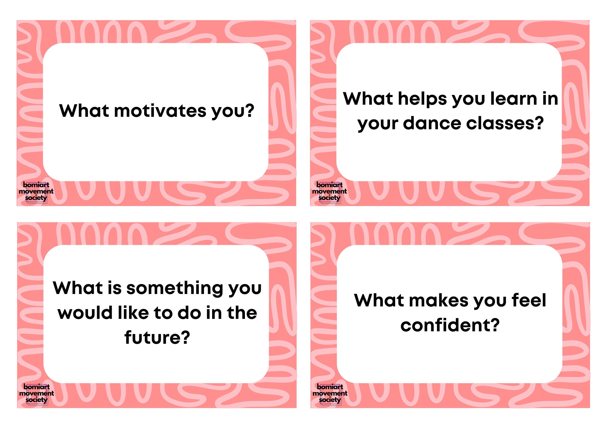 Growth Mindset Conversation Cards for Dancers - Etsy