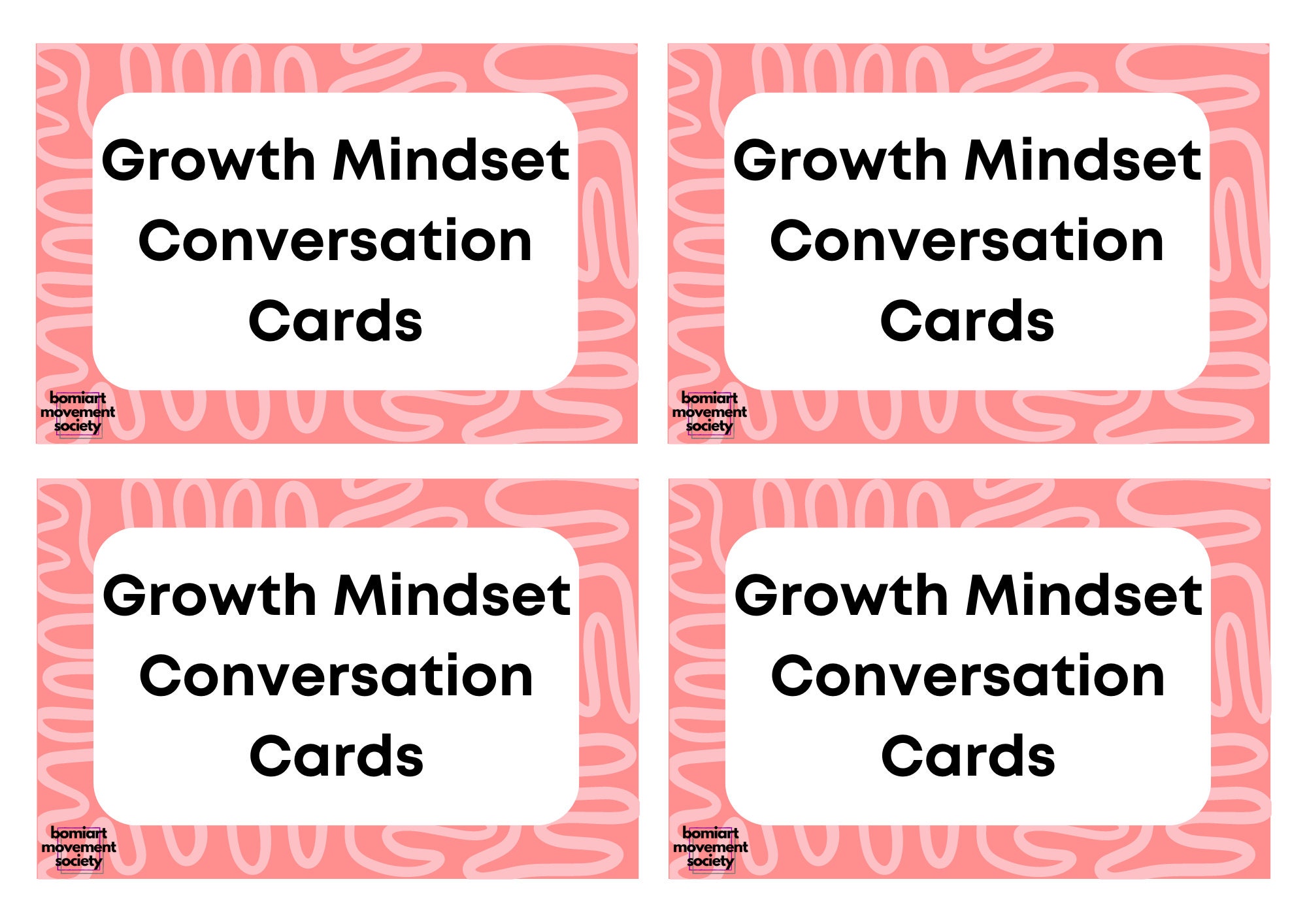 Growth Mindset Conversation Cards for Dancers - Etsy