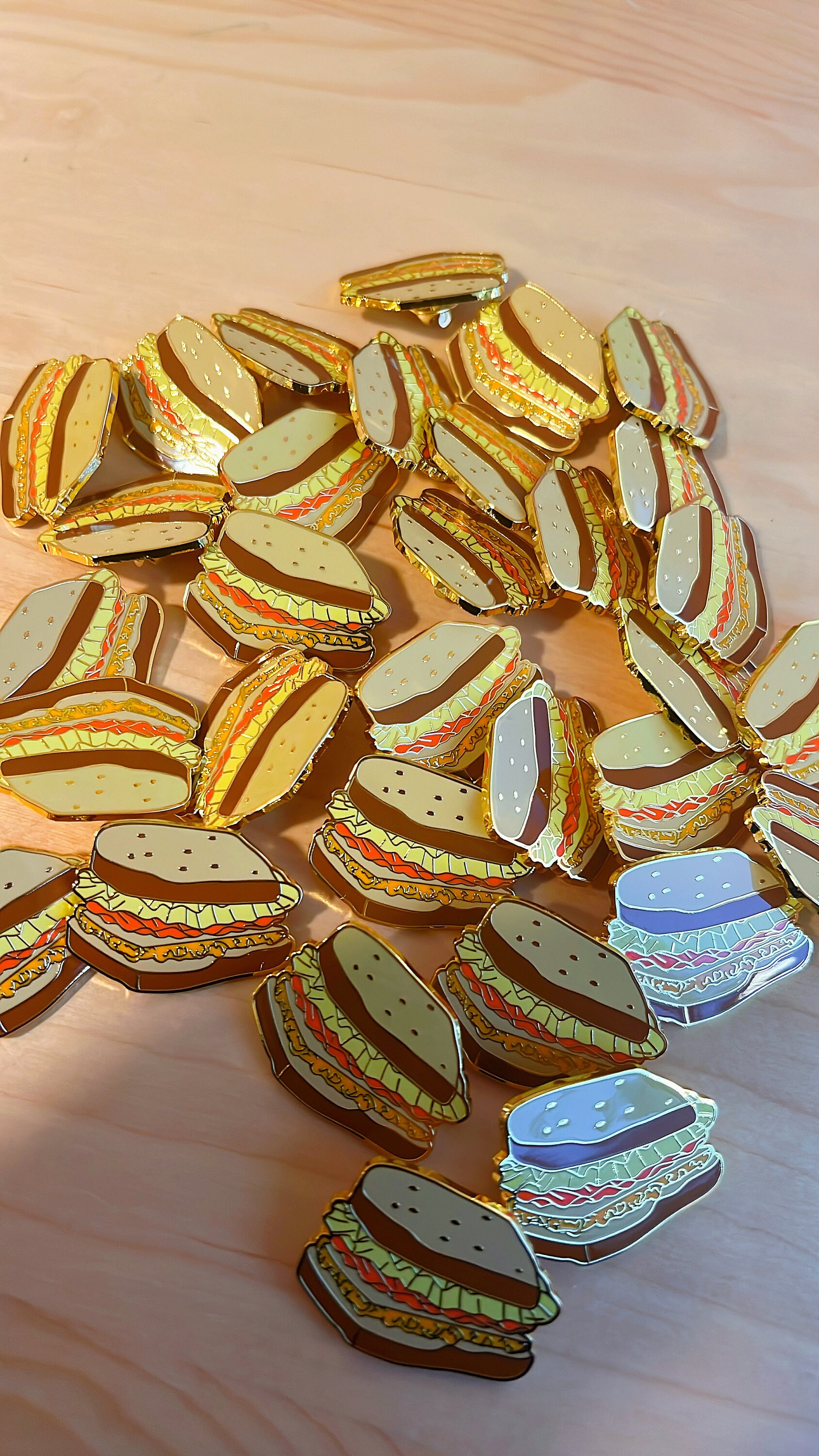 Sandwich Enamel Pin Cute Sandwich Pin for Sandwich Lovers Perfect for ...