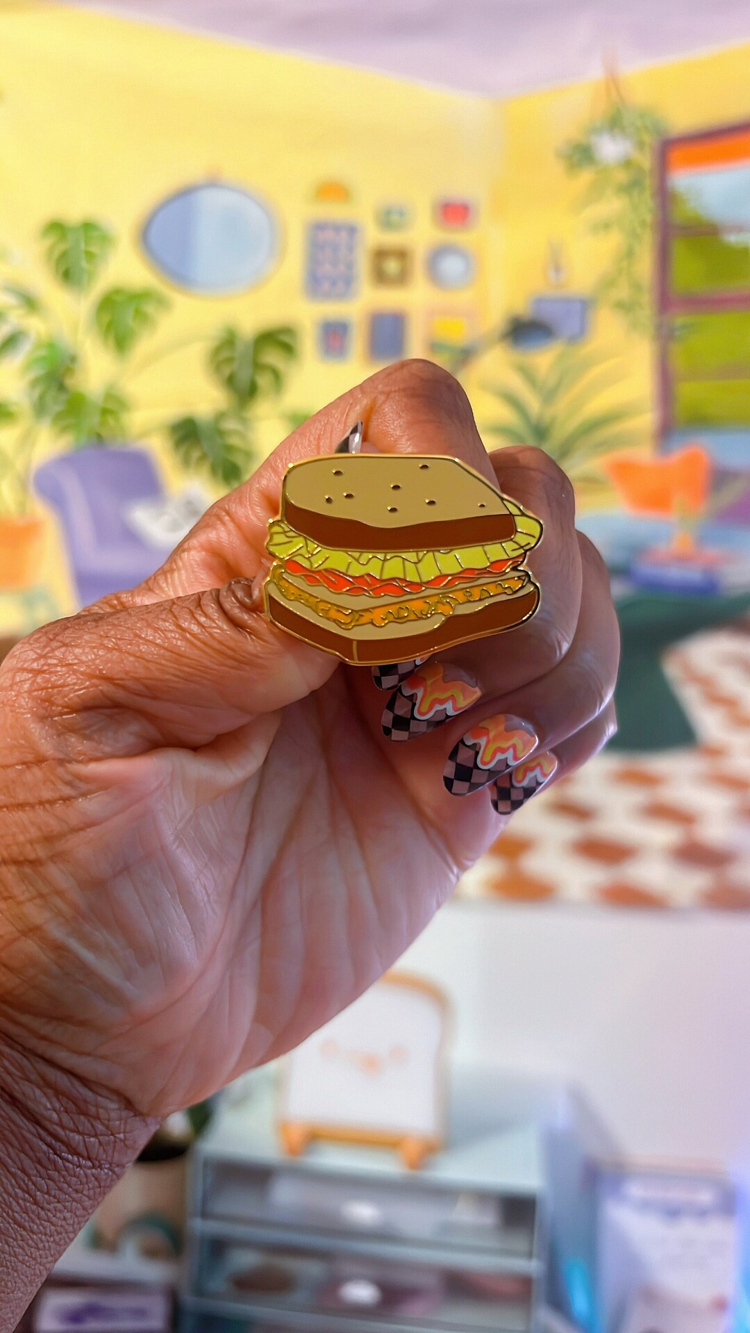 Sandwich Enamel Pin | Cute Sandwich Pin | for Sandwich Lovers | Perfect ...