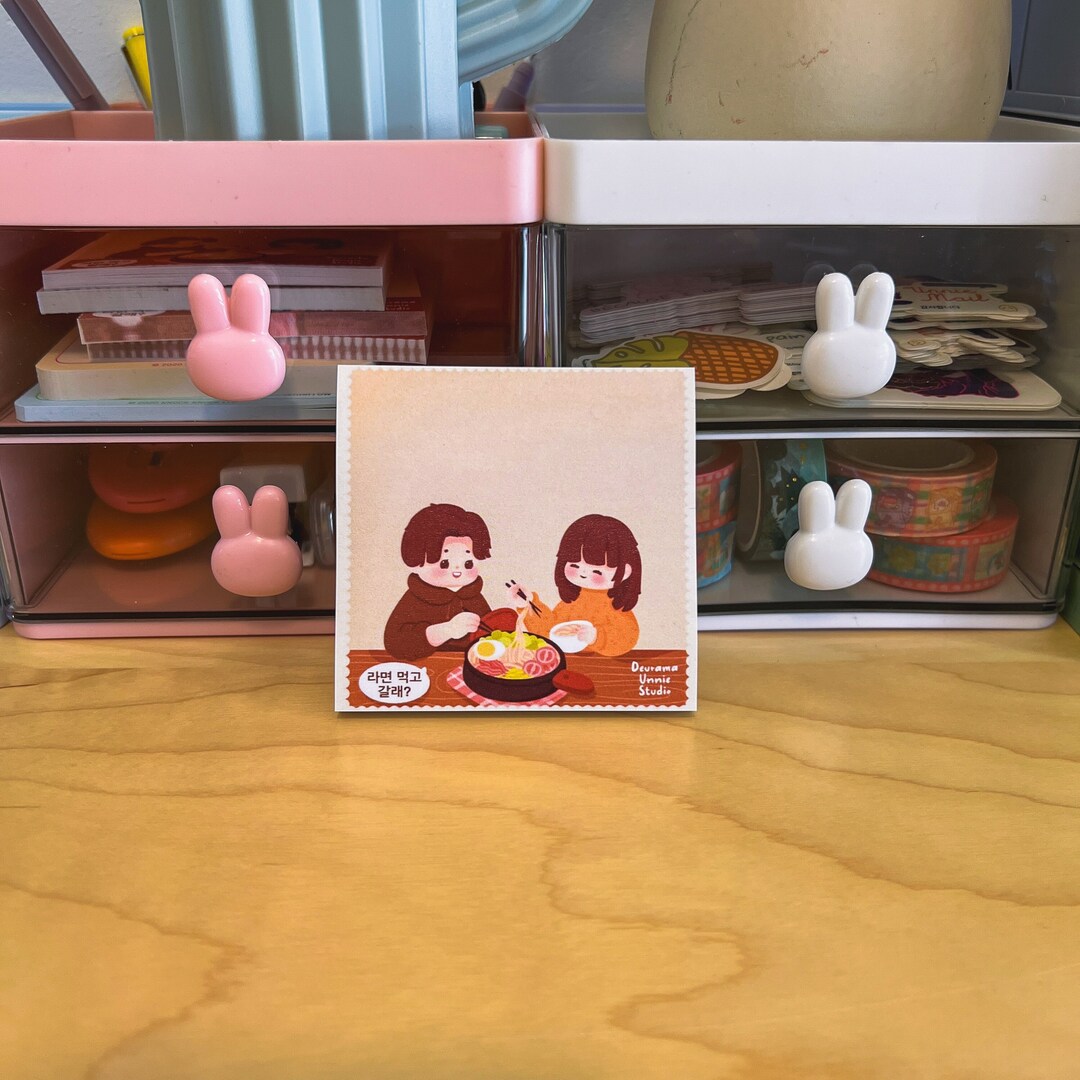 Ramen Romance Sticky Notes | Cute Korean Inspired Sticker Memo Pad | K ...
