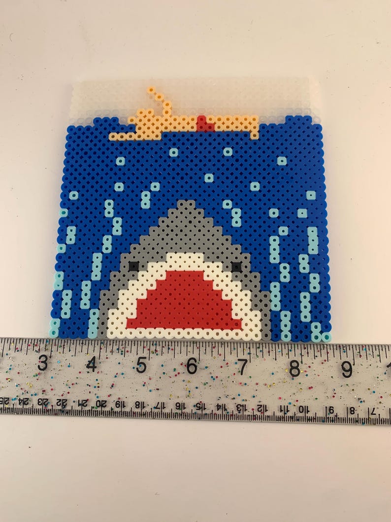 JAWS Perler Bead Art - Etsy