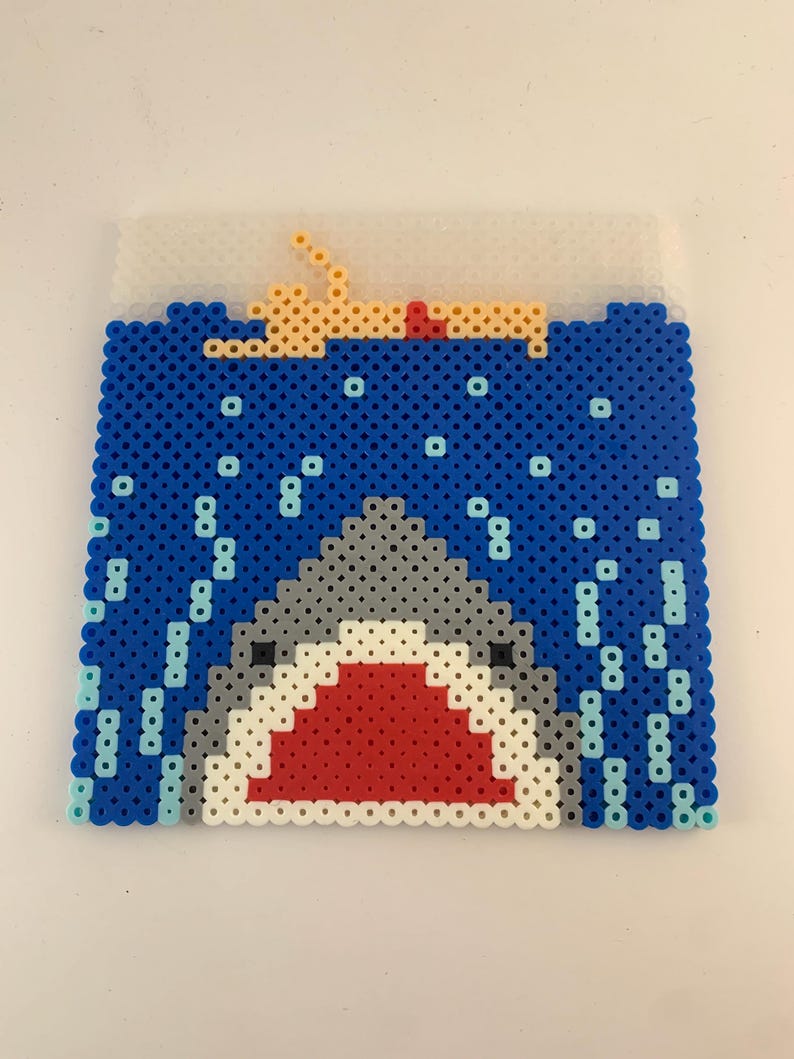 JAWS Perler Bead Art - Etsy