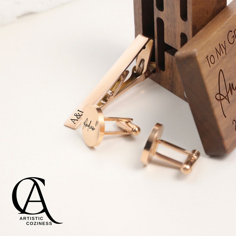 Personalized Men Cufflinks Custom Made Engraved Cufflink-best - Etsy ...