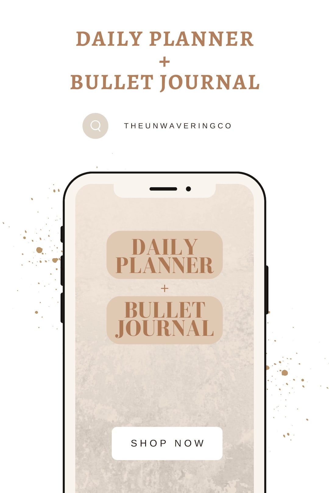 Printable Daily Planner and Bullet Journal UNDATED 130+ Pages! 3 ...