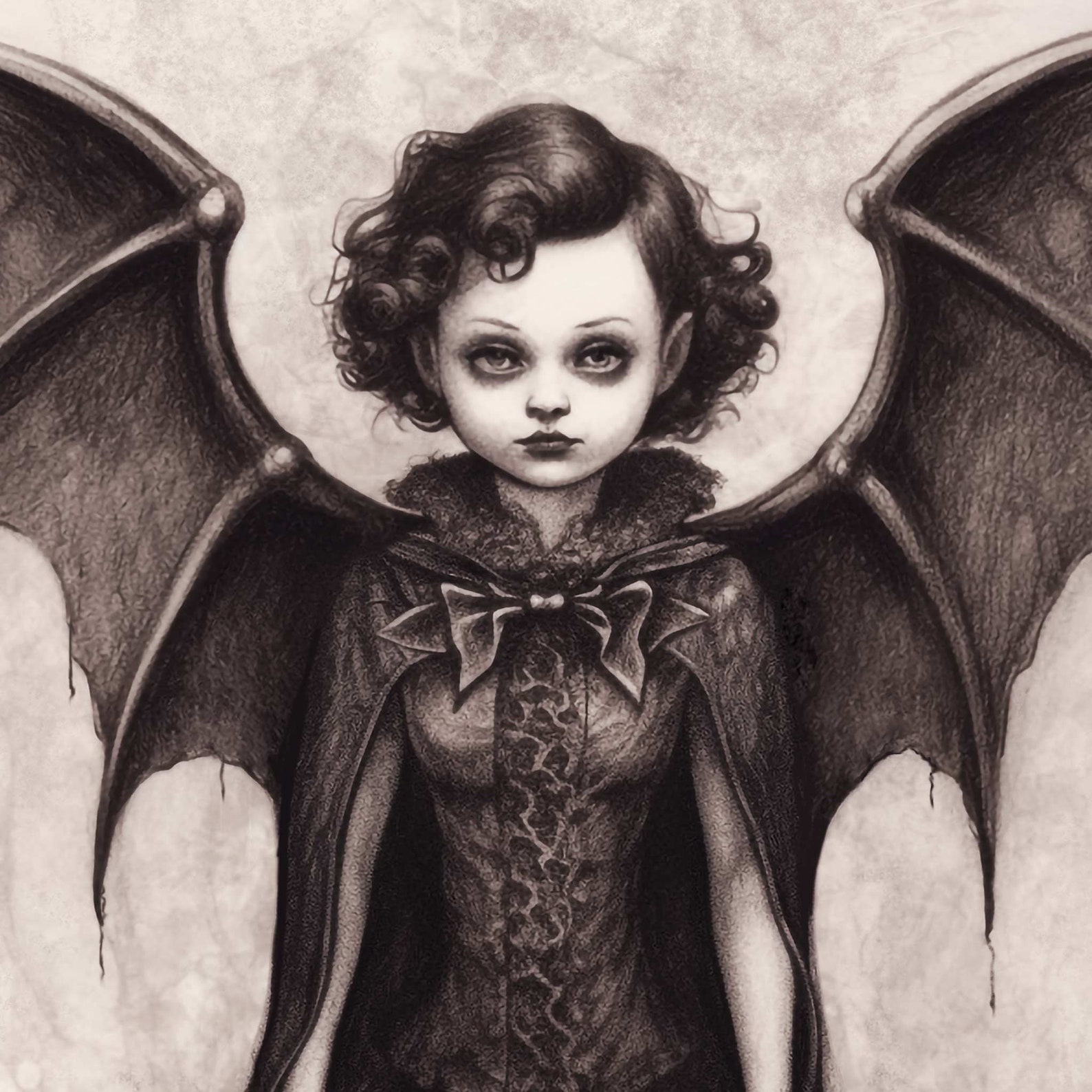 Vampyra's Thirsty | Dark Academia Wall Art Print Gothic Decor Black and ...
