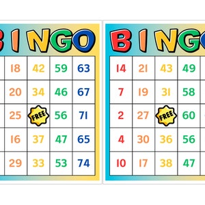 600-pack Rainbow-themed Bingo Cards - Colorful Party Game for All ...