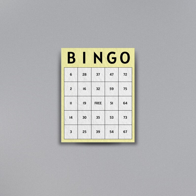 100 Rainbow Bingo Cards Digital Bingo Card Set Vibrant for - Etsy