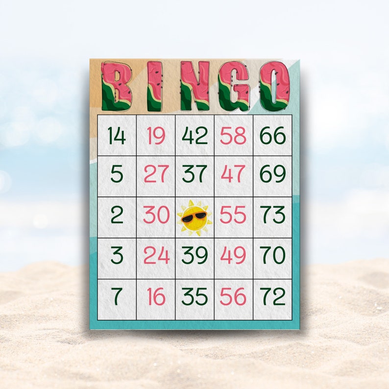 400 Seasonal Bingo Cards - Autumn, Spring, Summer, Winter - Party Games ...