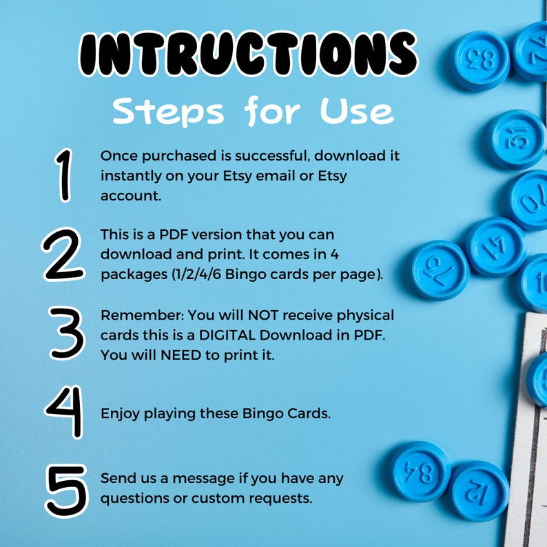 300 Vibrant Red Unique Bingo Cards | Perfect for Party Games & Special ...