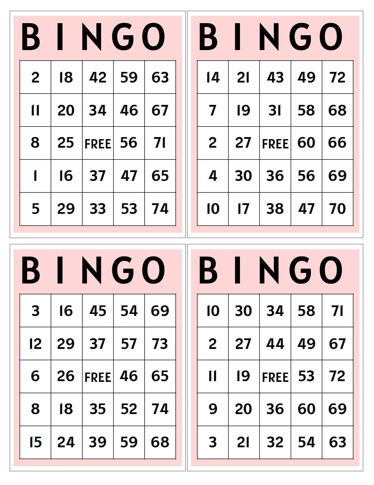 300 Vibrant Red Unique Bingo Cards | Perfect for Party Games & Special ...
