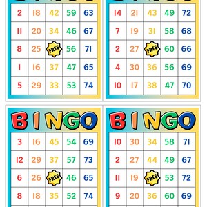 600-pack Rainbow-themed Bingo Cards - Colorful Party Game for All ...