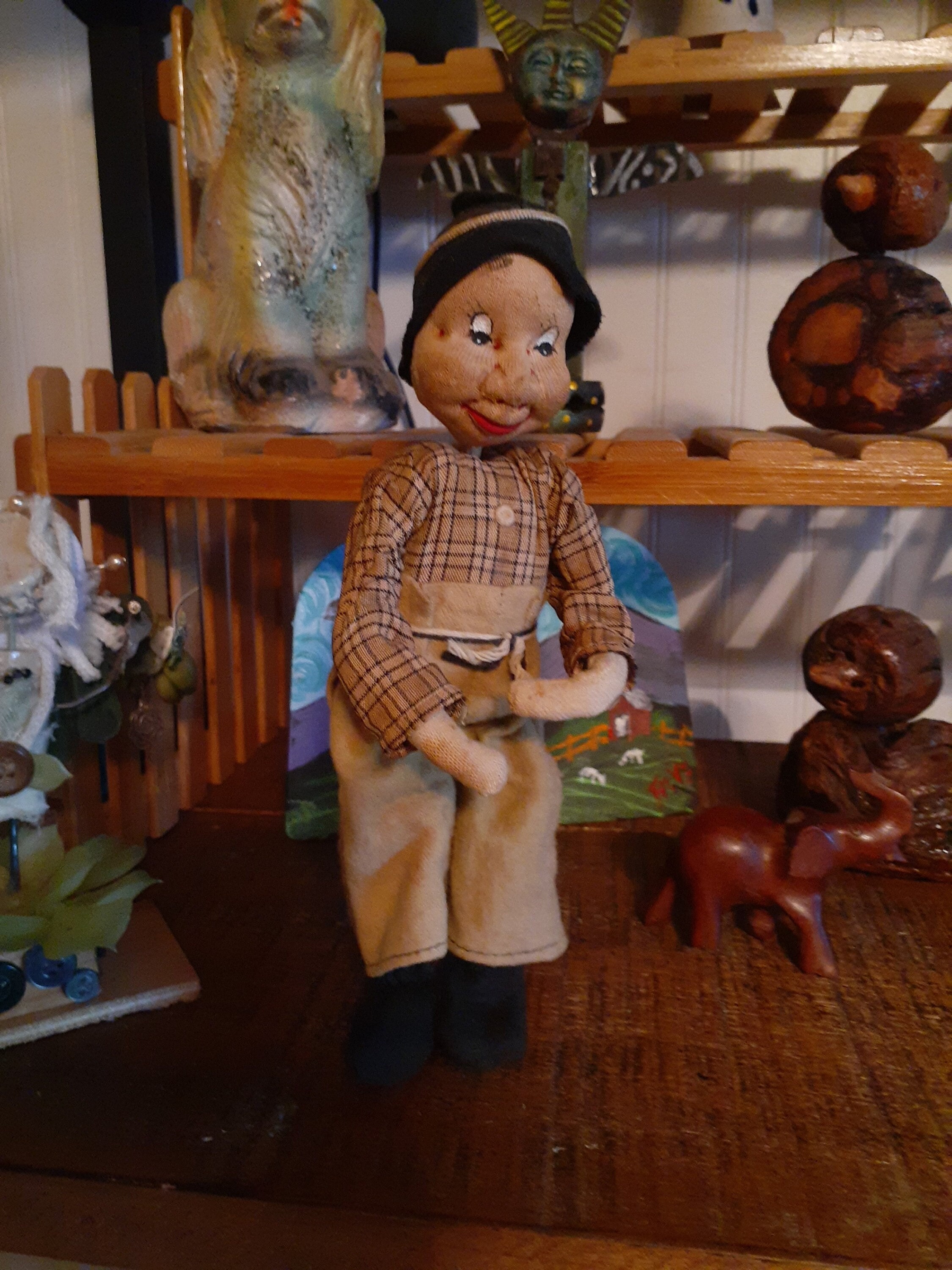 Vintage Appalachian Mountain Doll With Posable Wire Limbs - Etsy