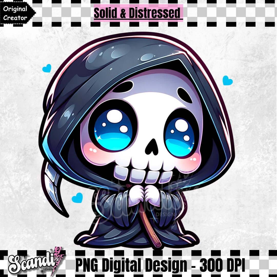 Cute Grim Reaper PNG, Funny Valentine, Sublimation Shirt Design ...