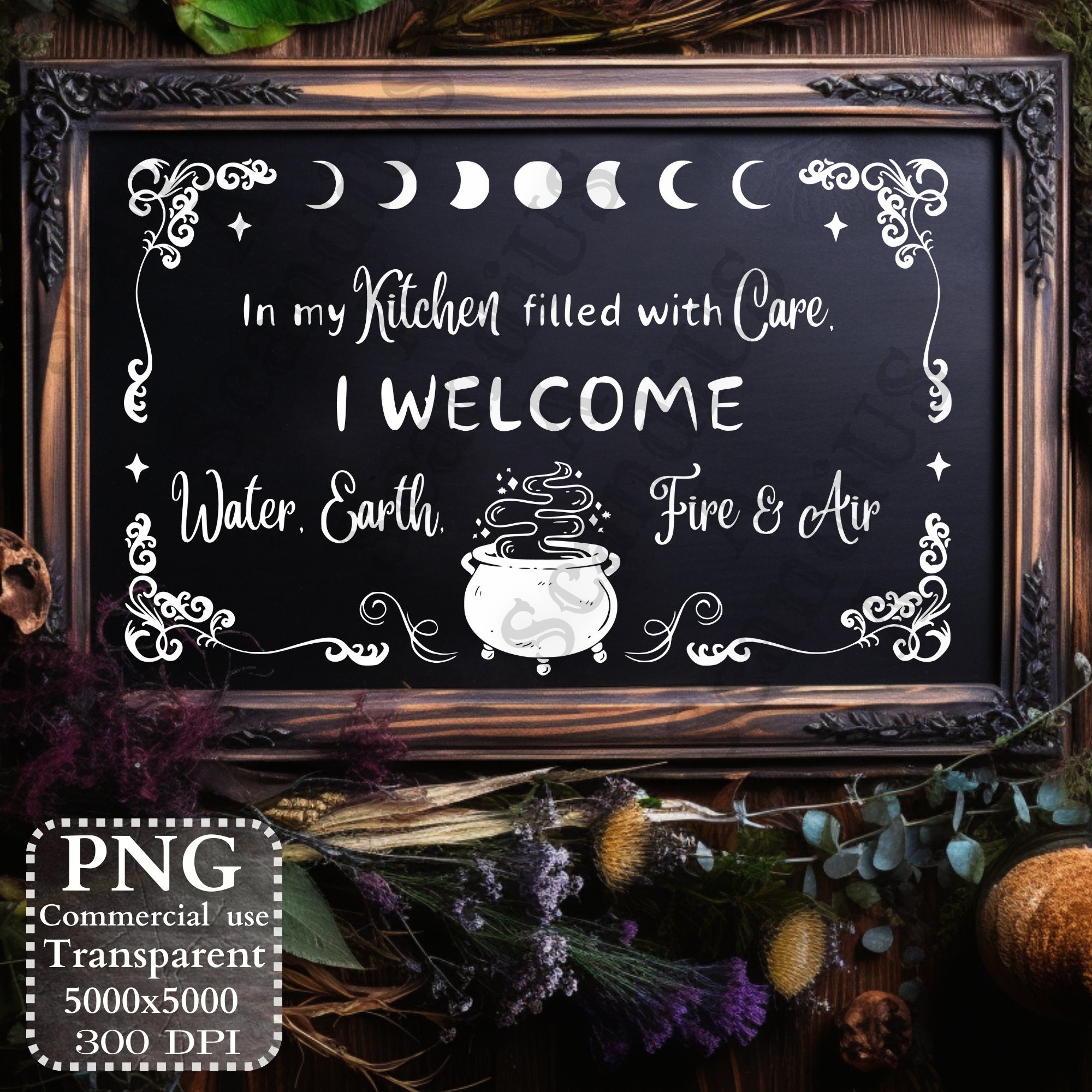 In My Kitchen Filled With Care PNG Witch Kitchen PNG Magic Kitchen PNG ...