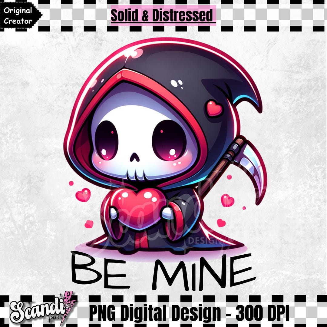 Be Mine Spooky Valentines Day Card PNG, Voodoo Dolls Clipart ...