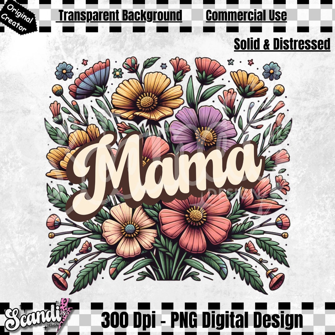Retro Mama PNG | Mama Clipart | Mom Life Sublimation | Trending PNG ...