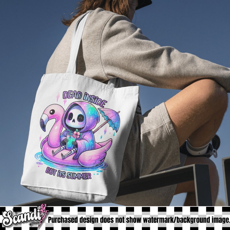 Dead Inside but It's Summer PNG | Funny Skeleton Clipart | Snarky ...